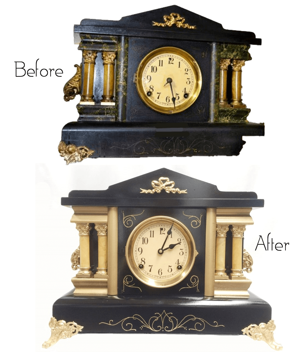 Antique Session Chime Mantel Clock | eXibit collection