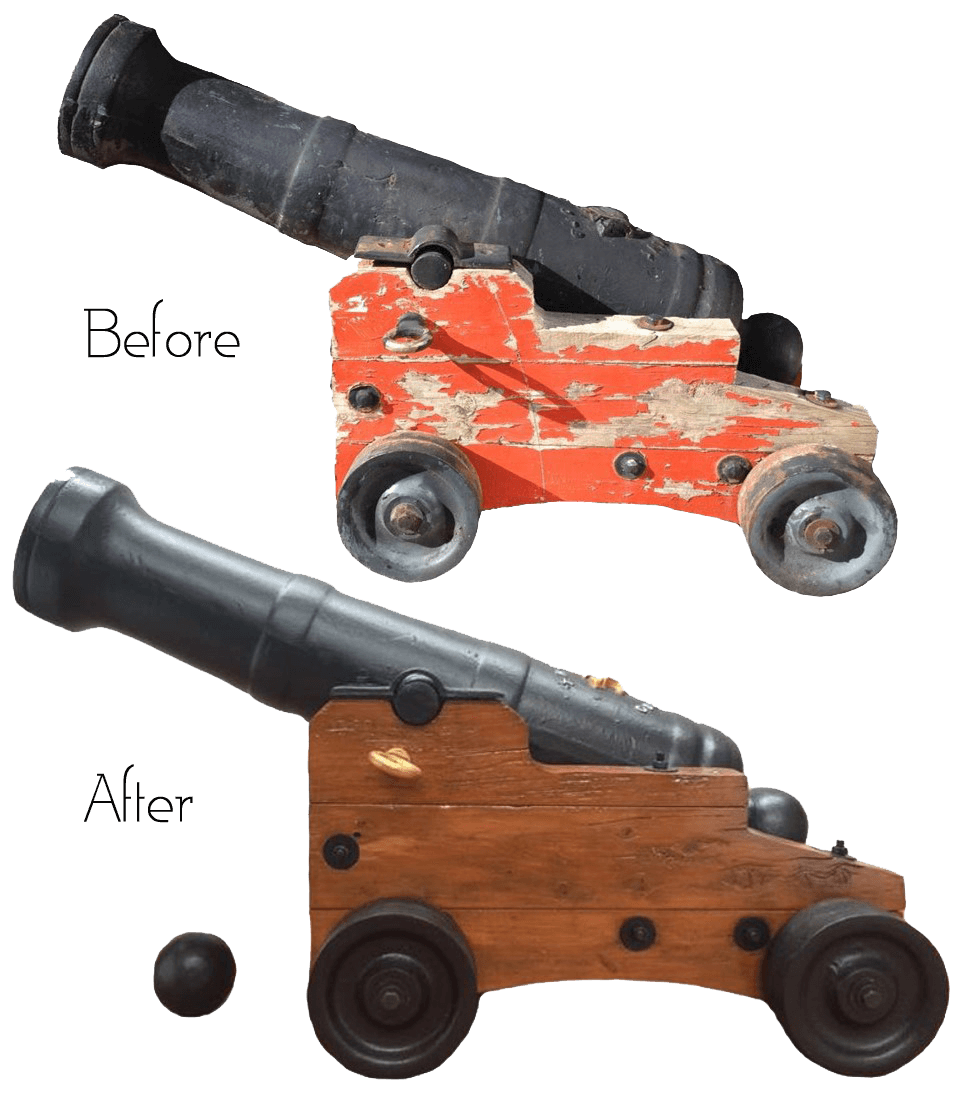 Adelaide life-size Vintage Colonist Cannon Restoration | eXibit collection