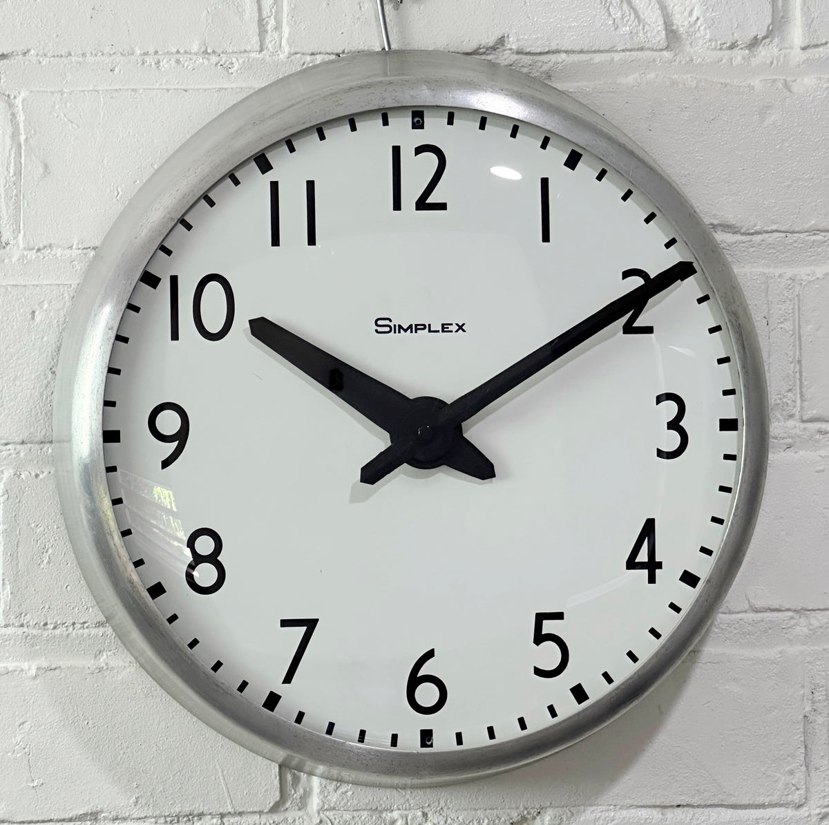 Vintage SIMPLEX Battery Wall School Clock | Adelaide Clocks