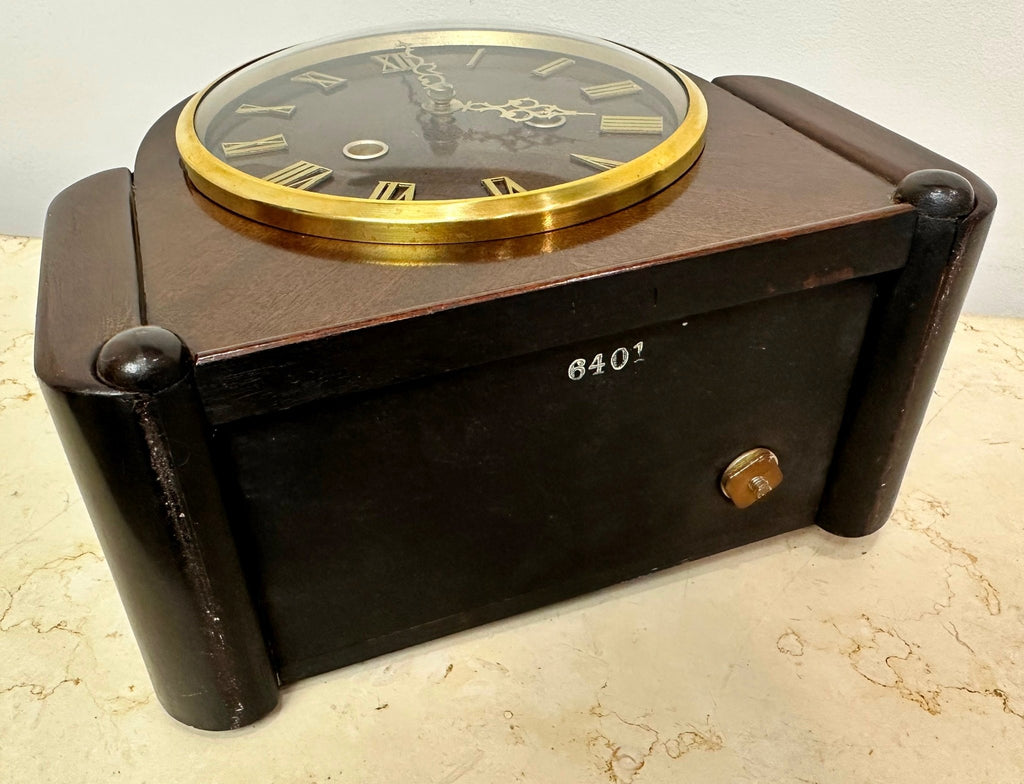 Vintage Smiths Enfield Art Deco Hammer Chime Mantel Clock | Adelaide Clocks