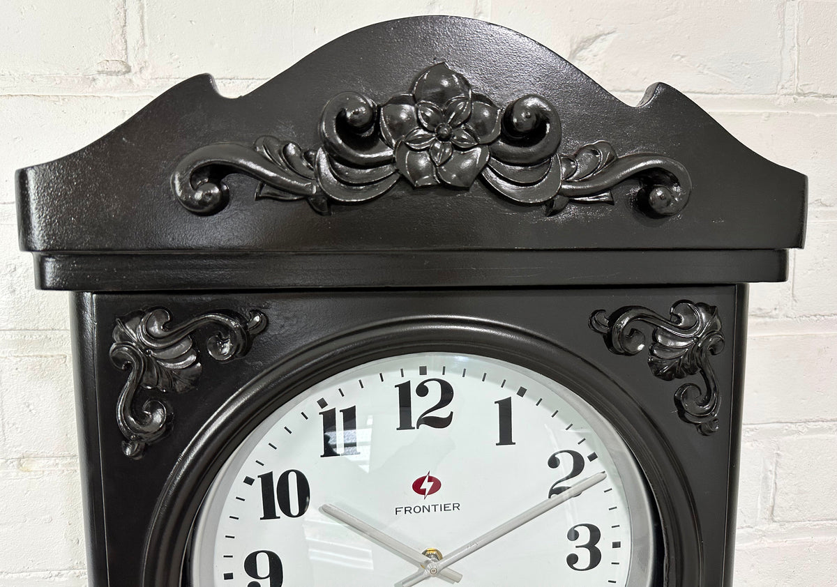 Vintage FRONTIER 30 DAY Pendulum Battery Wall Clock | Adelaide Clocks