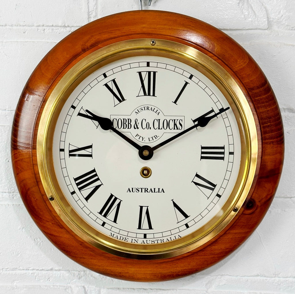 Vintage COBB & Co Station Australia Battery Wall Clock | Adelaide Clocks