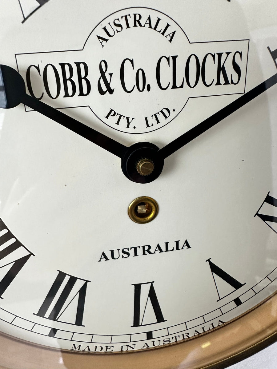 Vintage COBB & Co Station Australia Battery Wall Clock | Adelaide Clocks