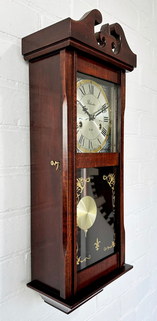 Vintage Belvedere 31 Day Hammer Chime Wall Clock | Adelaide Clocks