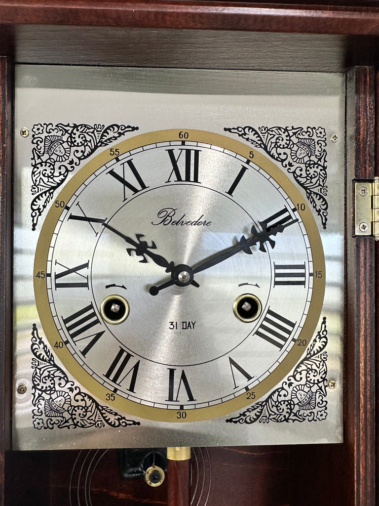 Vintage Belvedere 31 Day Hammer Chime Wall Clock | Adelaide Clocks