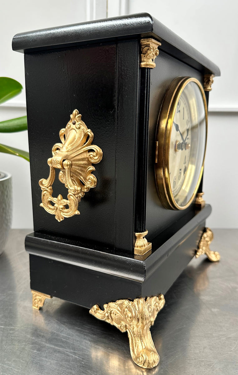 Antique Sessions Quartz Battery Mantel Clock | Adelaide Clocks