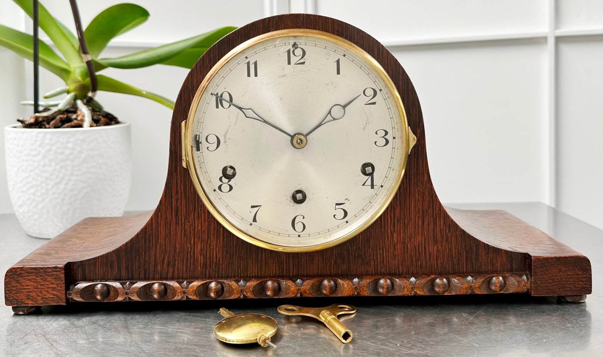 Vintage HAC Westminster Hammer Chime Napoleon Mantel Clock | Adelaide ...