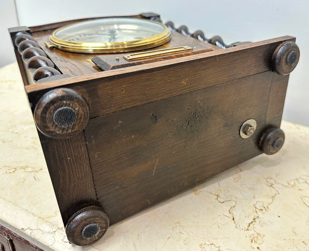 Antique Knightsbridge S.A. Hammer on Coil Chime Mantel Clock | Adelaide ...