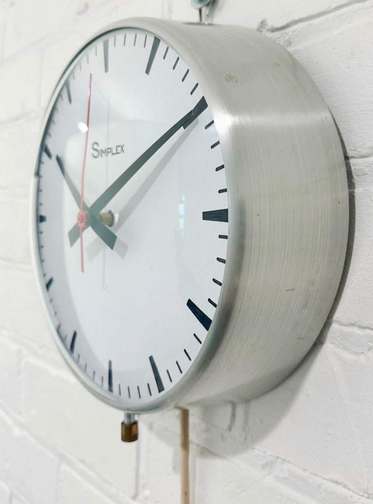 Vintage SIMPLEX Electric Wall School Clock | Adelaide Clocks