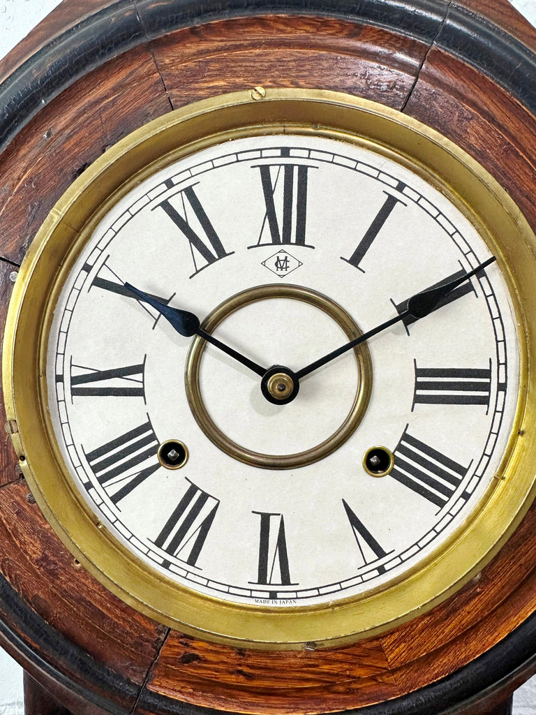 Antique Original MEIJI Pendulum Chime Wall Clock | Adelaide Clocks