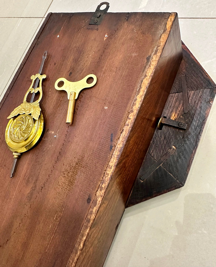 Antique Original MEIJI Pendulum Chime Wall Clock | Adelaide Clocks