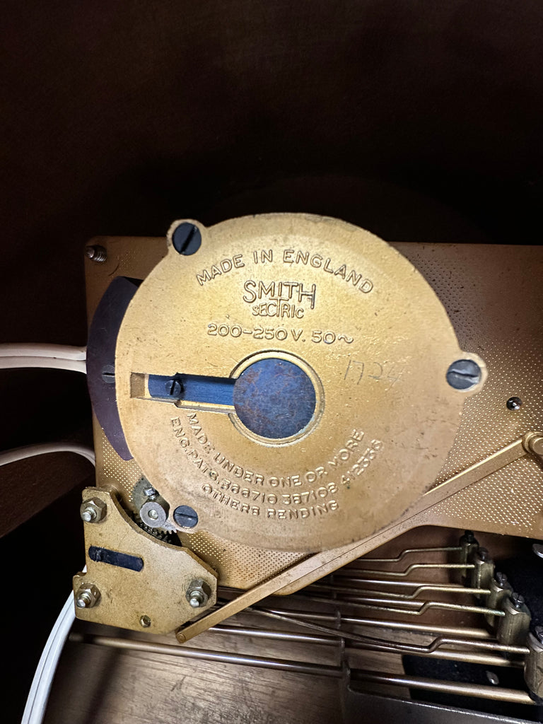 Vintage SMITH SECTRIC Electric WESTMINSTER Chime Mantel Clock ...
