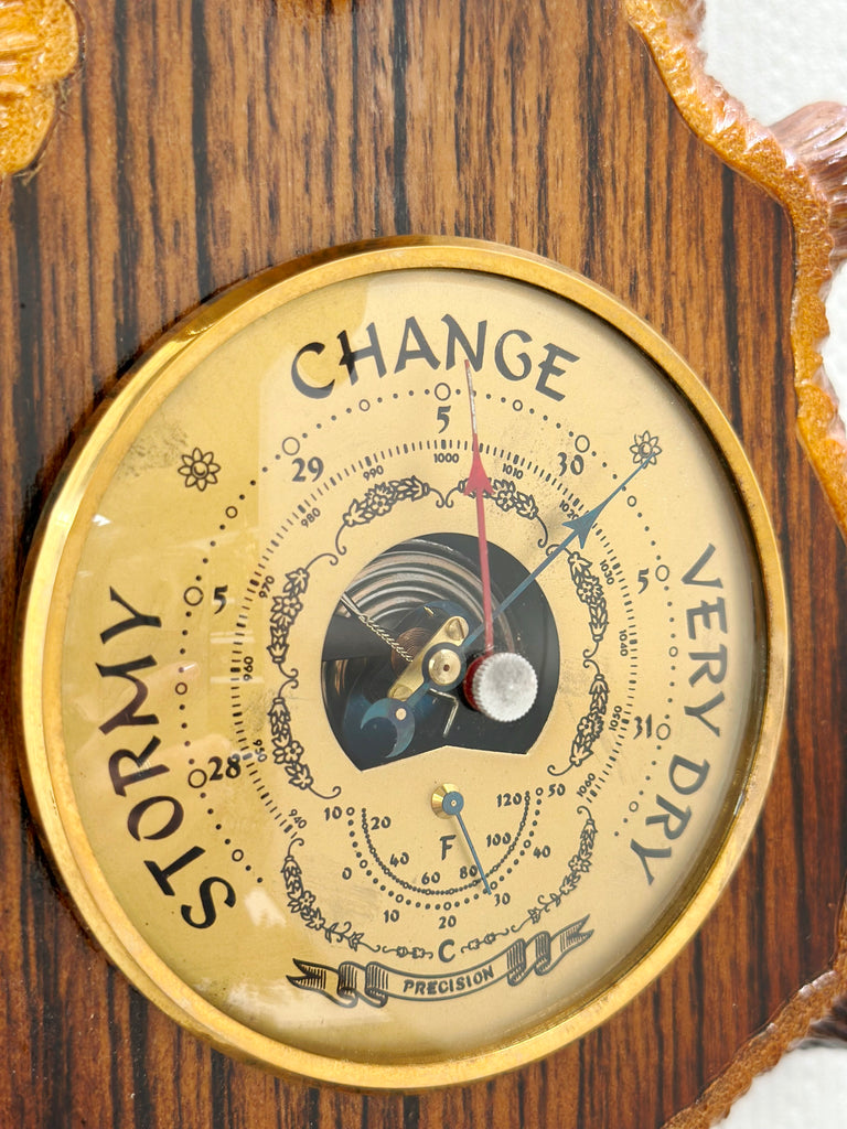 Original Plastic Deer Head Wall Barometer | Adelaide Clocks