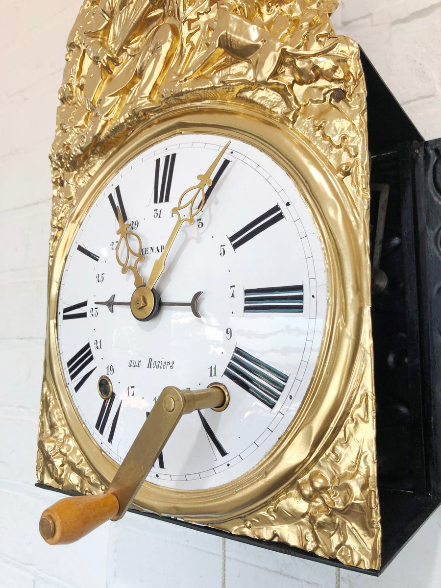 Antique Comtoise / Morbier French Wall Clock | Adelaide Clocks
