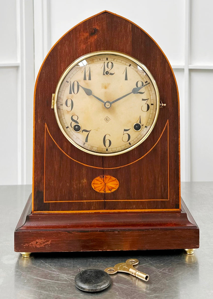 Antique Gilbert Beehive Hammer Strike Mantel Clock | Adelaide Clocks