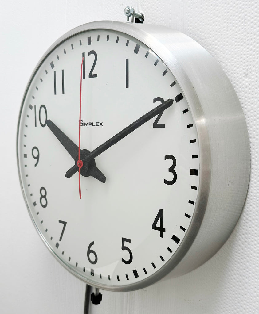 Vintage SIMPLEX Electric Wall School Clock | Adelaide Clocks