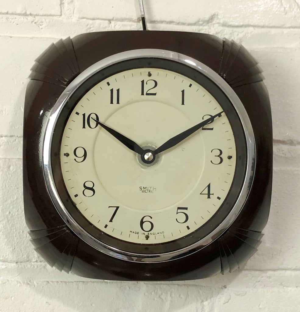 Original Smiths Sectric Bakelite Kitchen Wall Clock | Adelaide Clocks