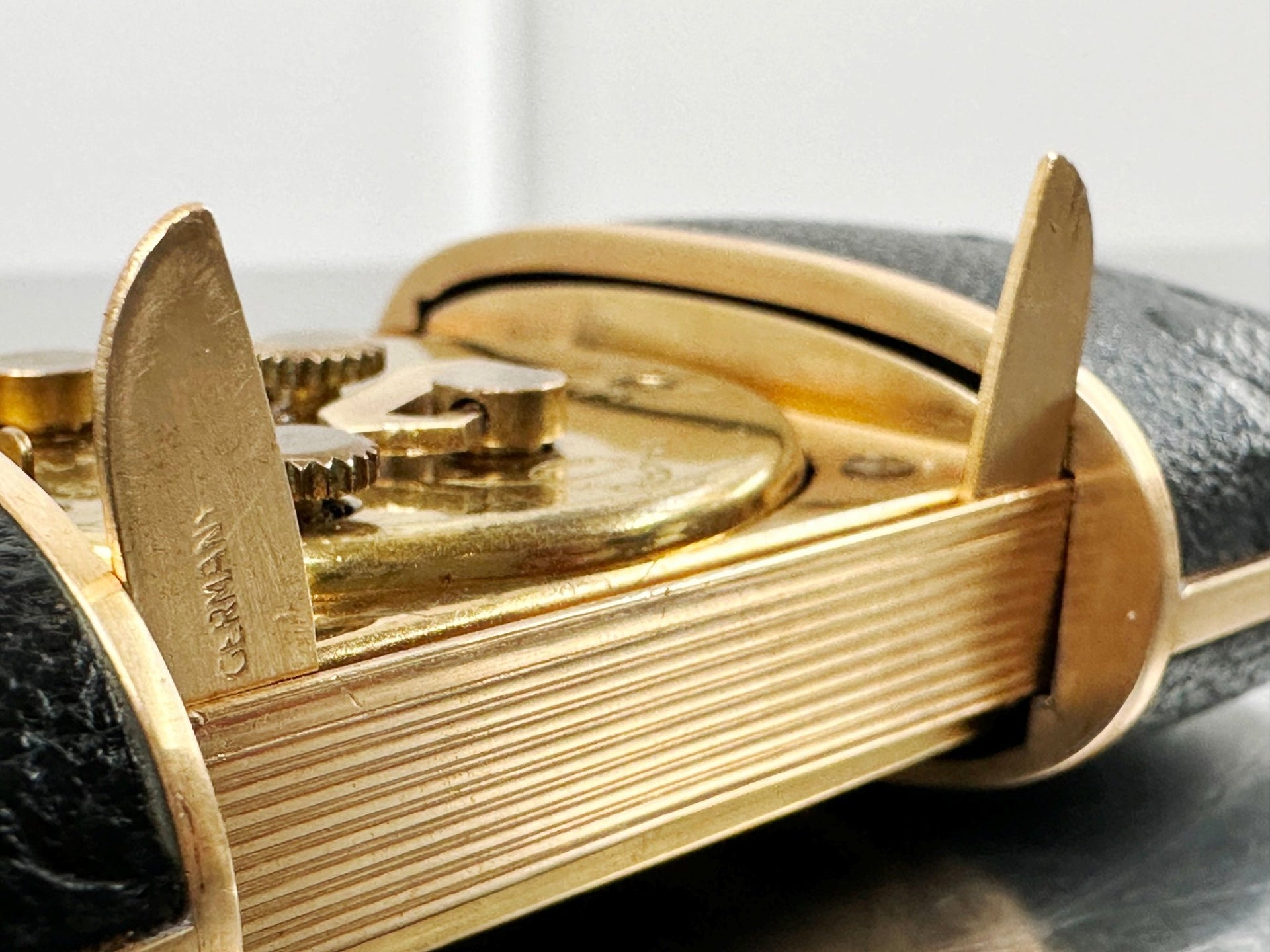 Vintage LANCEL German Desk Bedside Retractable Travel Alarm Clock ...