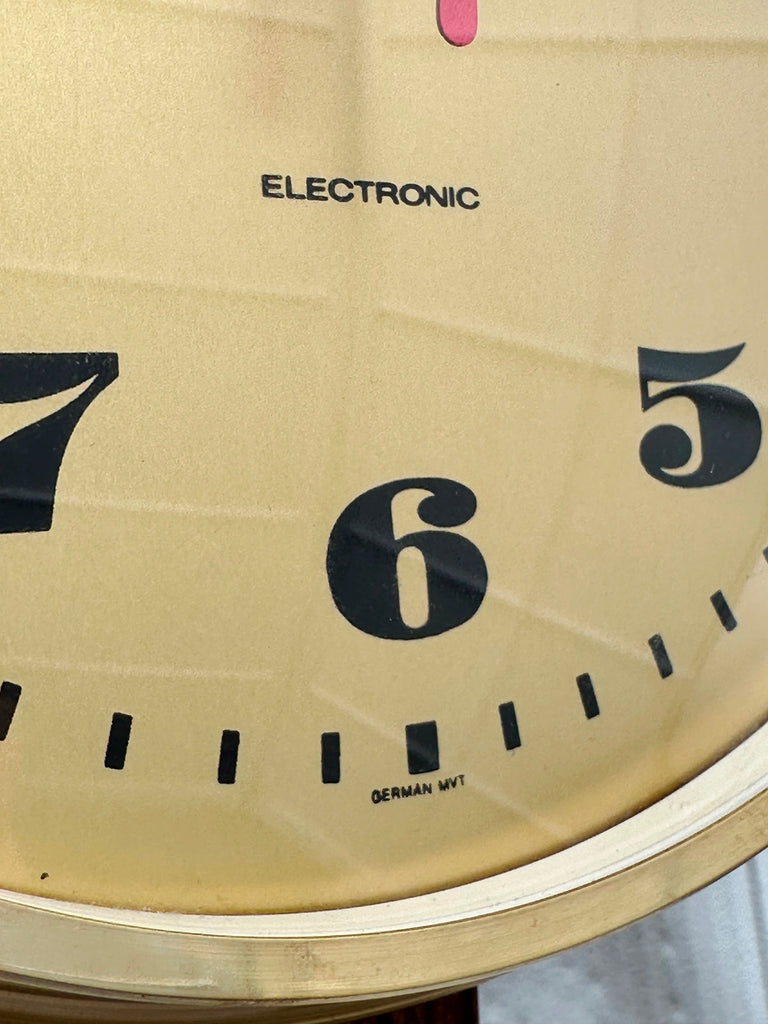 Vintage Starburst CHRONOS Electronic Quartz German Wall Clock ...