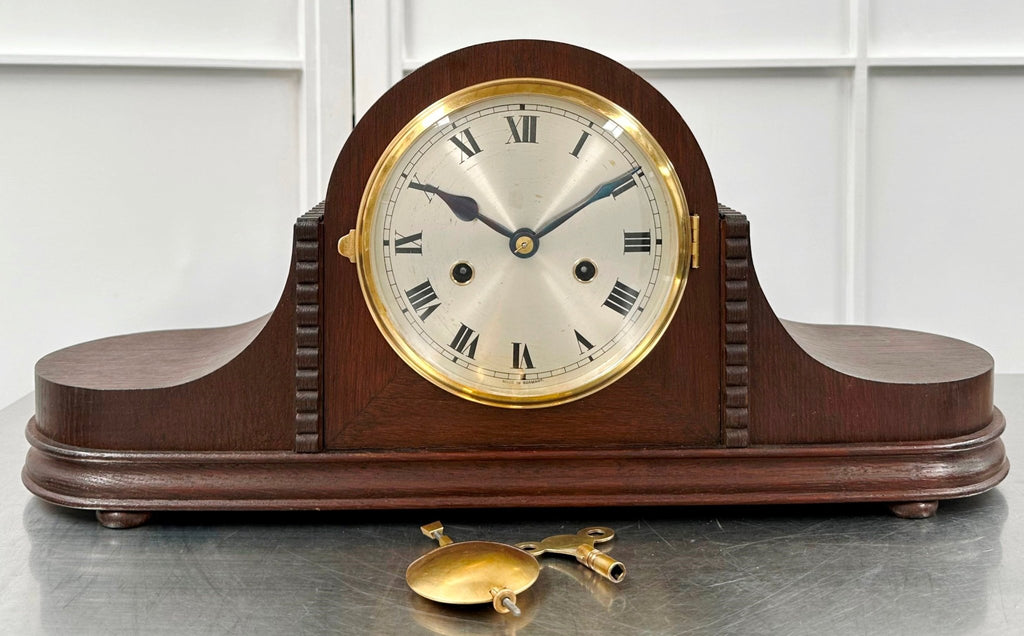 Original Gustav Becker Hammer Chime Pendulum Mantel Clock | Adelaide Clocks