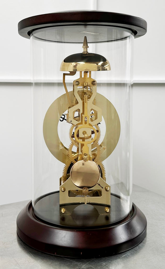 Vintage Skeleton Pendulum Bell Strike Mantel Clock | Adelaide Clocks