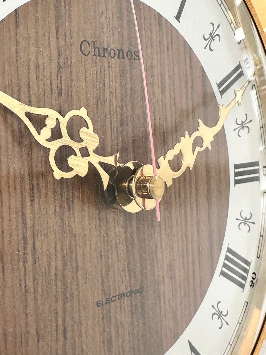 Vintage Starburst CHRONOS Electronic Battery German Wall Clock ...