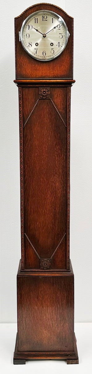 Vintage Grand Pedestal Battery Floor Clock | Adelaide Clocks