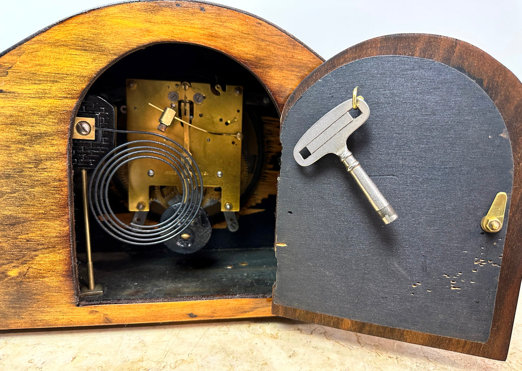 Original Vintage Enfield Hammer Chime Mantel Clock | Adelaide Clocks