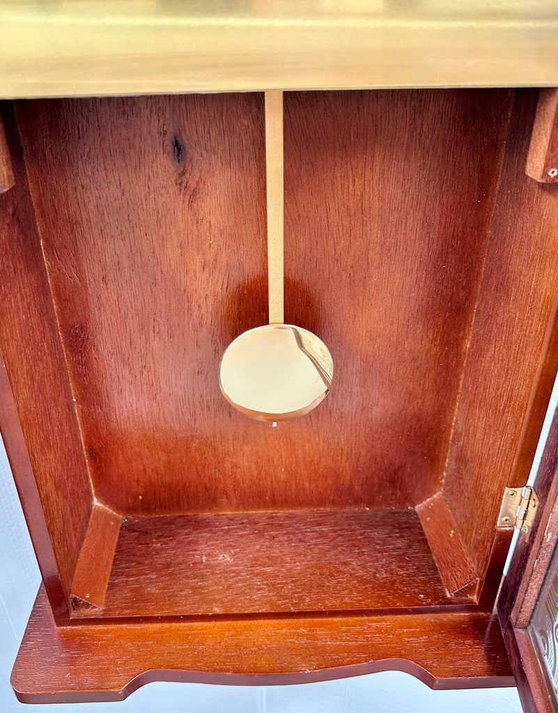 Vintage Golden Bim Bam Battery Wall Clock | Adelaide Clocks