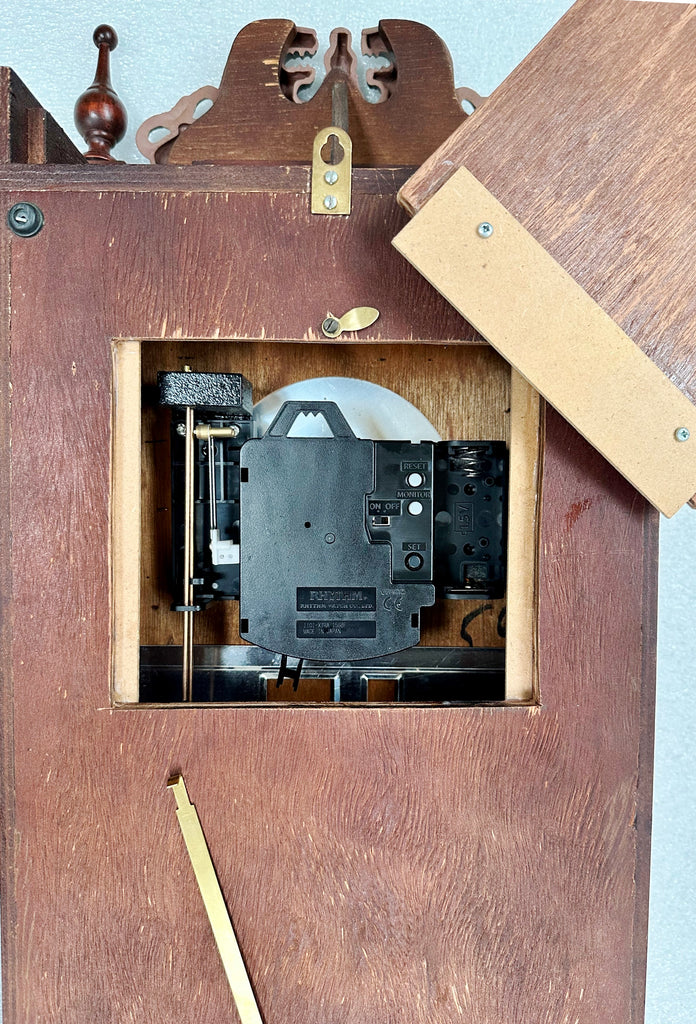 Vintage Golden Bim Bam Battery Wall Clock | Adelaide Clocks