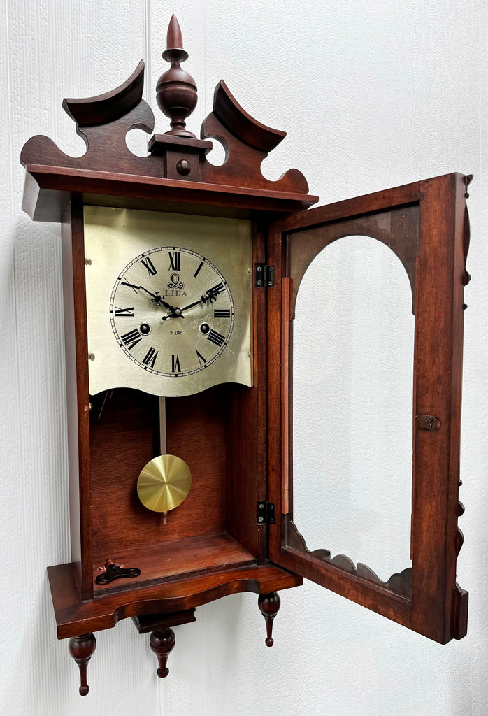 Vintage LIKA 31x Day Hammer Chime Wall Clock | Adelaide Clocks