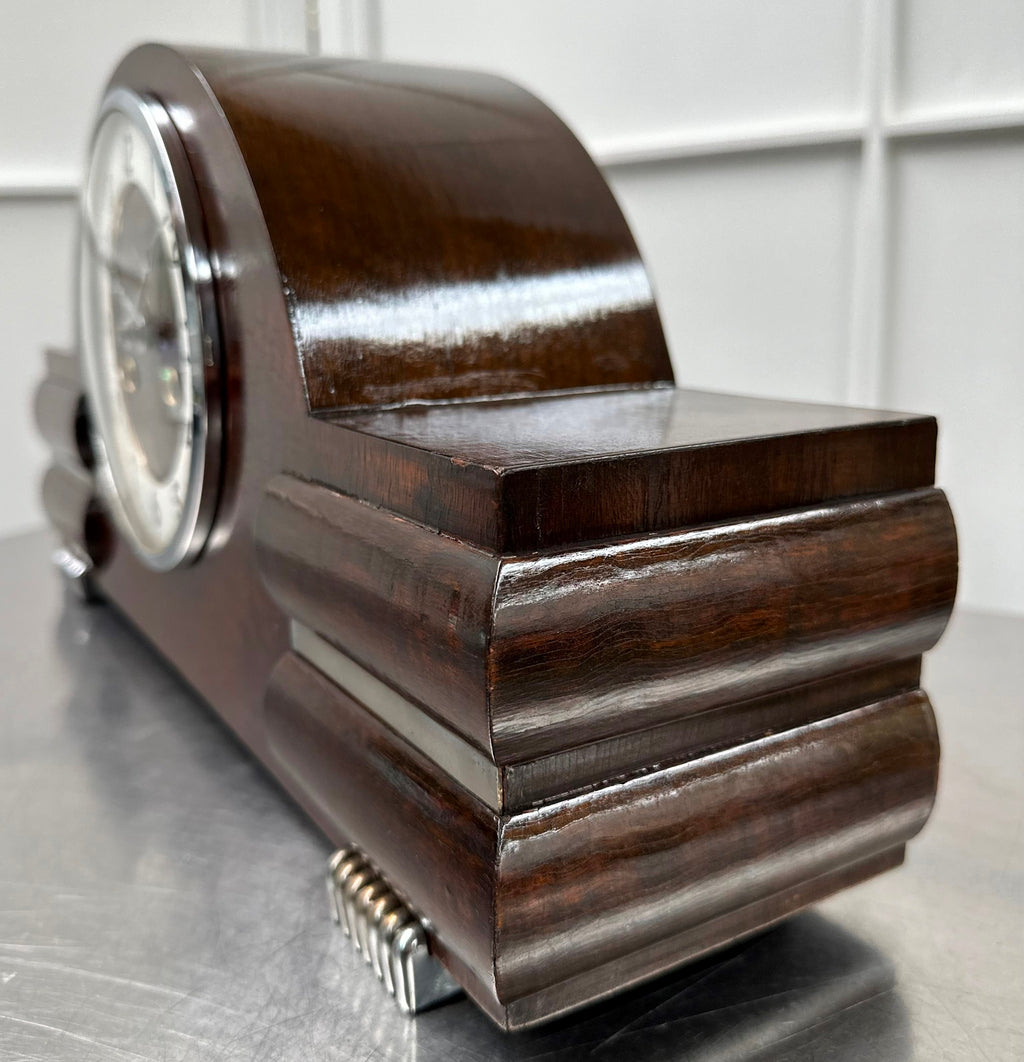 Vintage Art Deco FHS German Hammer on Coil Strike Mantel Clock ...