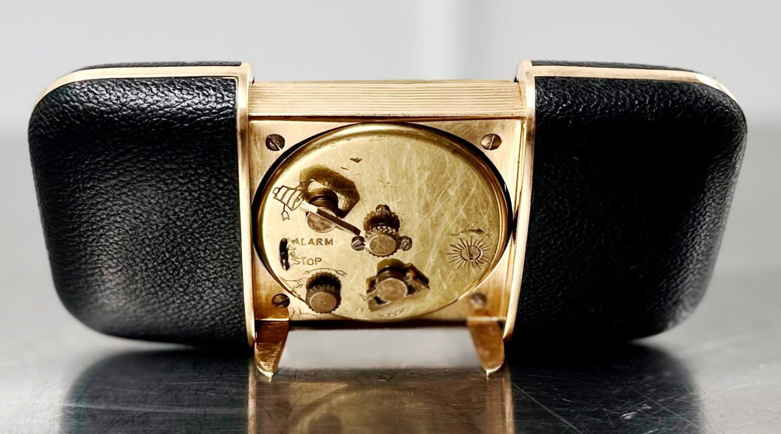 Vintage LANCEL German Desk Bedside Retractable Travel Alarm Clock ...