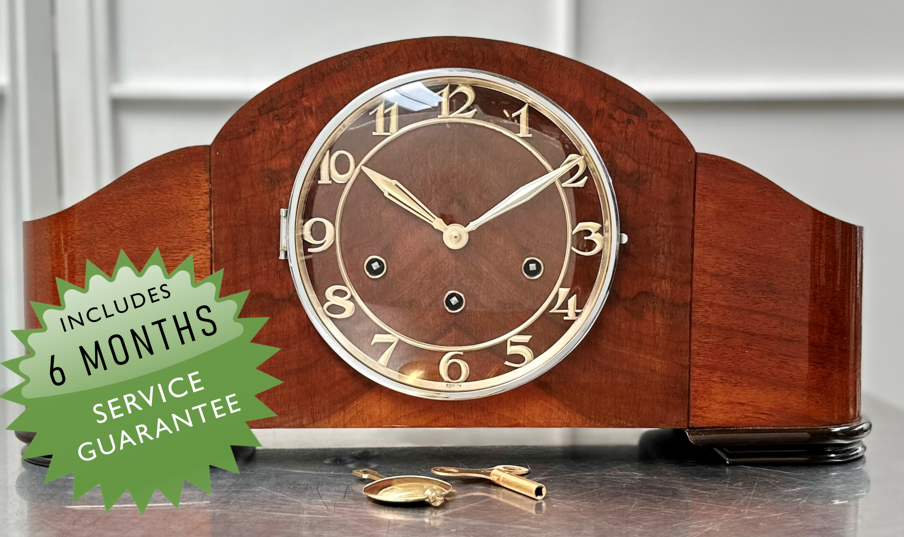Vintage Foreign German Westminster Chime Mantel Clock | Adelaide Clocks