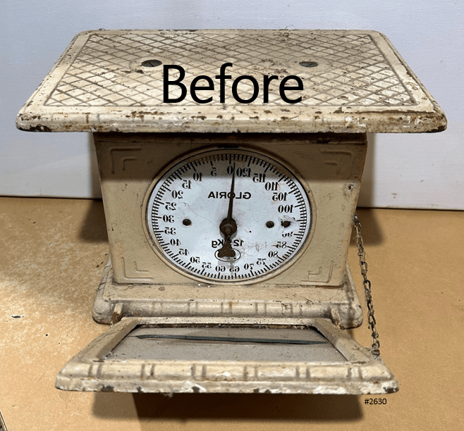 Antique Cast Iron GLORIA Medical Doctor Scale | Adelaide Clocks