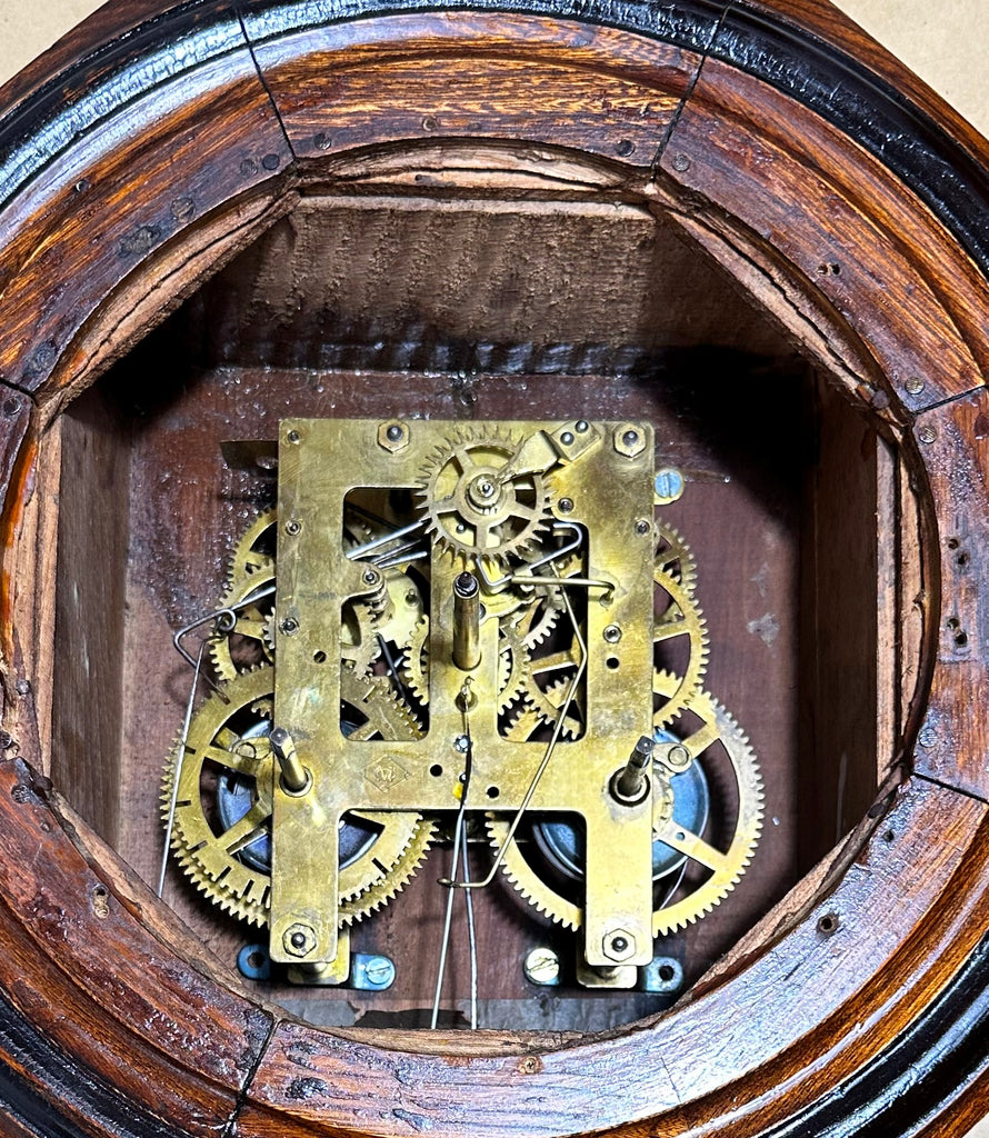 Antique Original MEIJI Pendulum Chime Wall Clock | Adelaide Clocks