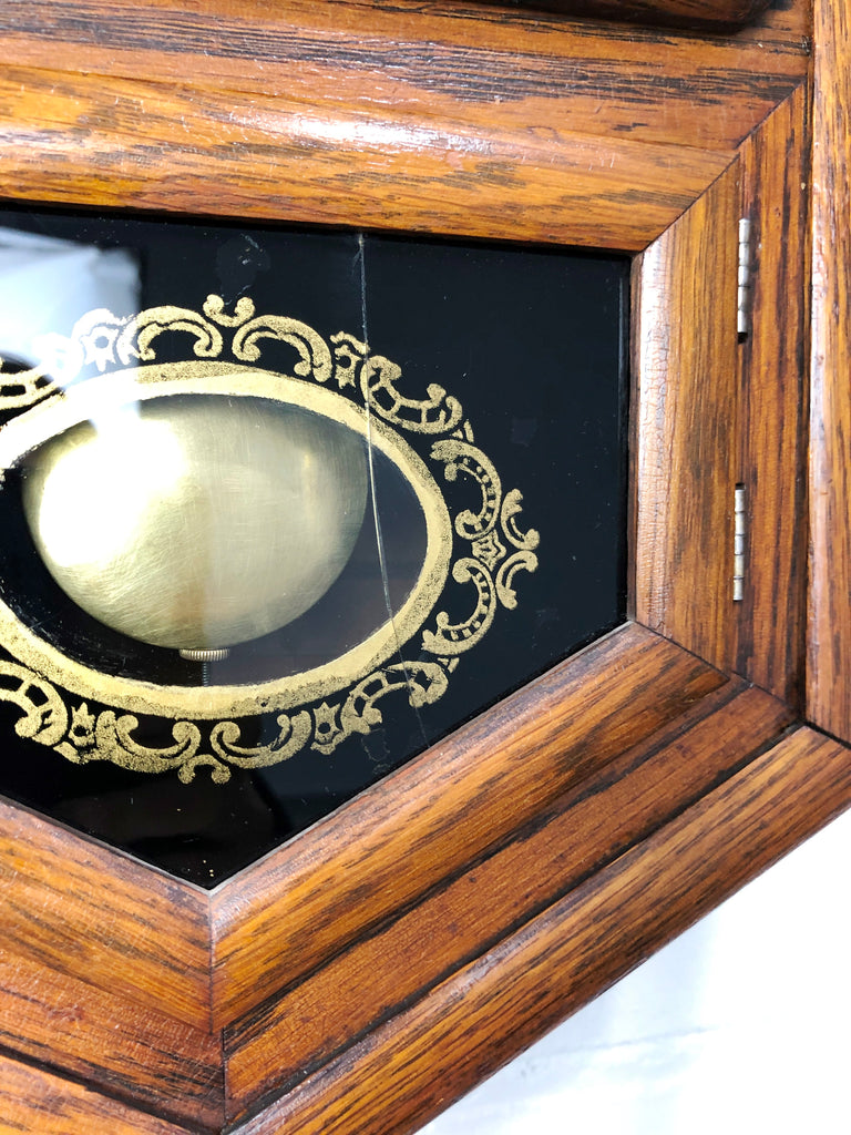 Antique ANSONIA Drop Dial Octagon Wall Clock | Adelaide Clocks