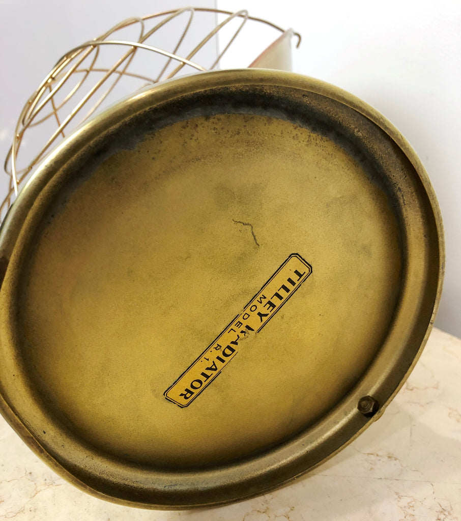 Vintage Brass and Copper TILLEY Radiator Lamp | Adelaide Clocks