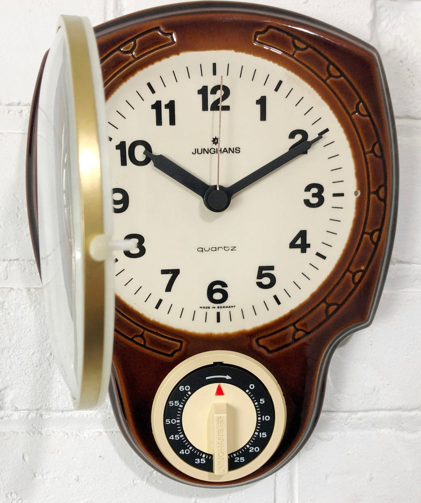 Vintage JUNGHANS Kitchen Timer Quartz Wall Clock | Adelaide Clocks
