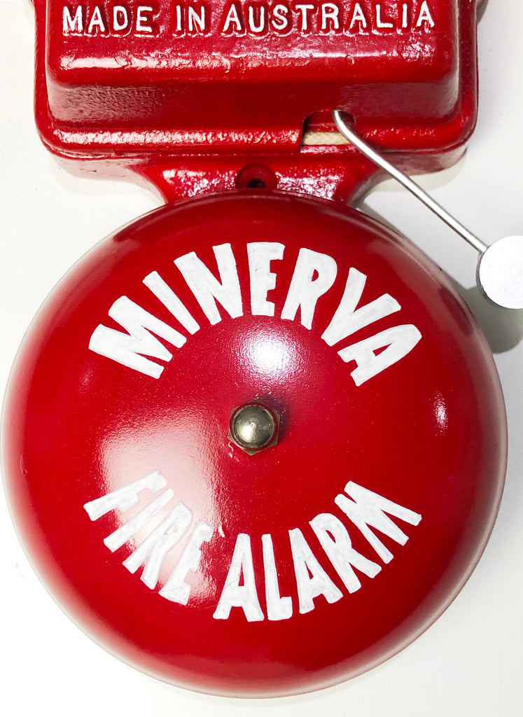 Vintage Cast Iron Minerva SPARK Fire Alarm Bell | Adelaide Clocks