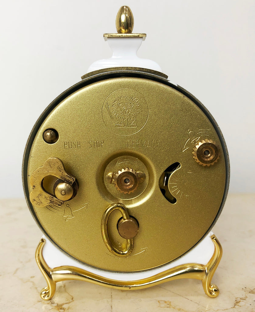 Vintage JERGER German Alarm Desk Clock | Adelaide Clocks