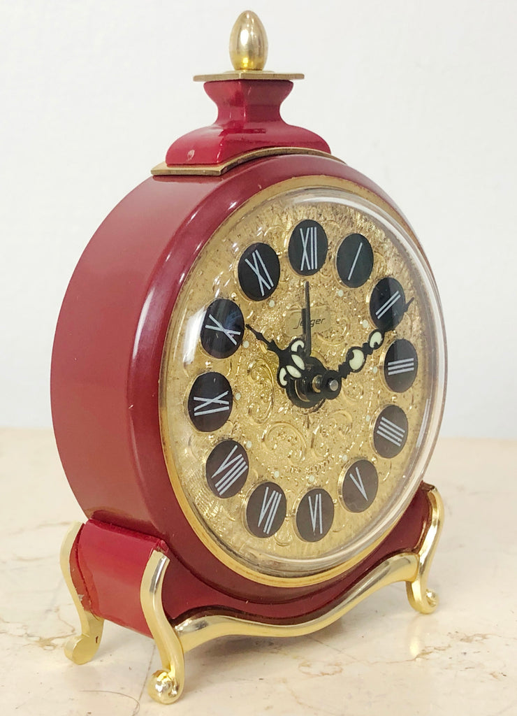Vintage JERGER German Alarm Desk Clock | Adelaide Clocks
