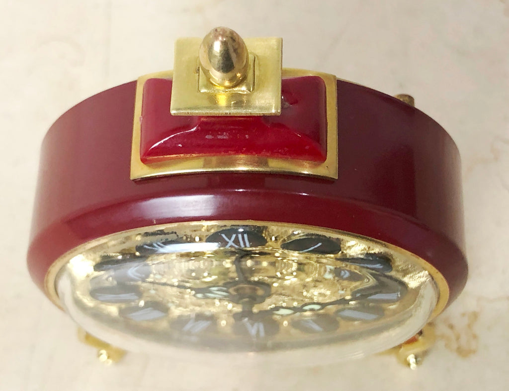 Vintage JERGER German Alarm Desk Clock | Adelaide Clocks