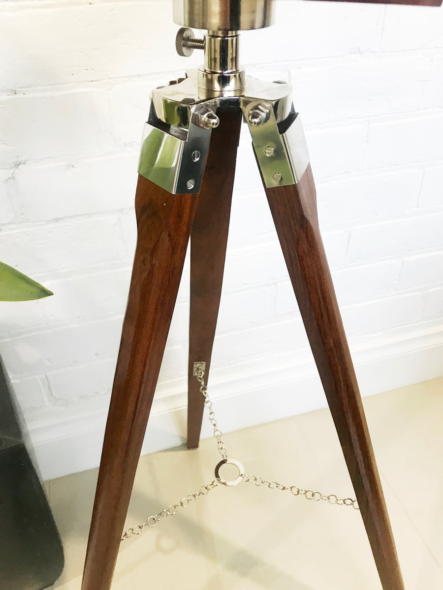 Vintage Folding Camera on Tripod Stand | Adelaide Clocks