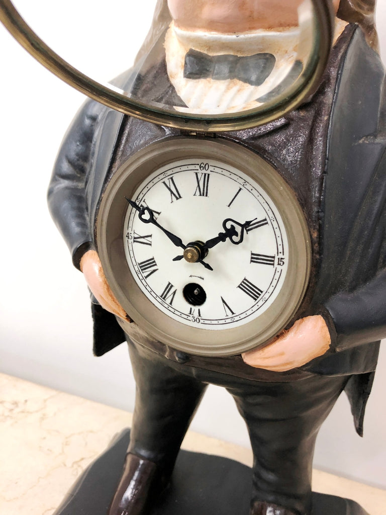Vintage Bradley & Hubbard Cast Iron Mantel Clock | Adelaide Clocks