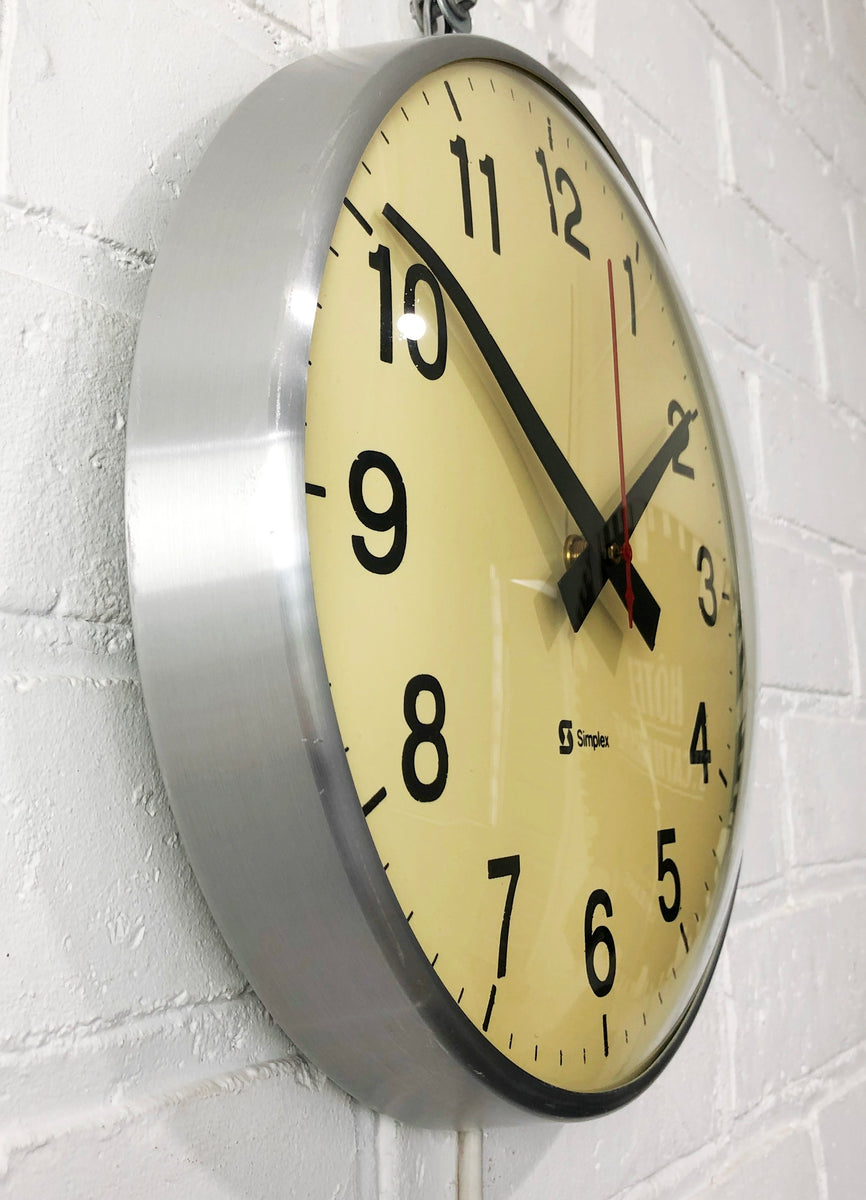 Vintage SIMPLEX Electric Wall School Clock | Adelaide Clocks