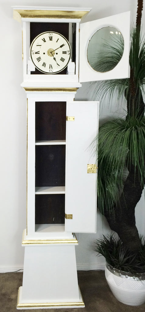 Antique Quartz Battery Bornholm Grandfather Clock | Adelaide Clocks