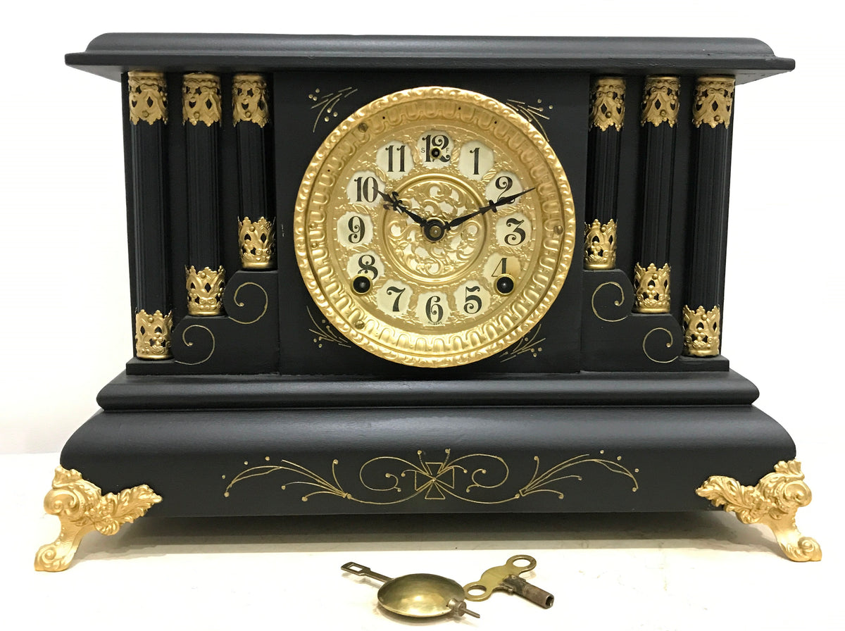 Antique Gilbert Mantel Clock | Adelaide Clocks