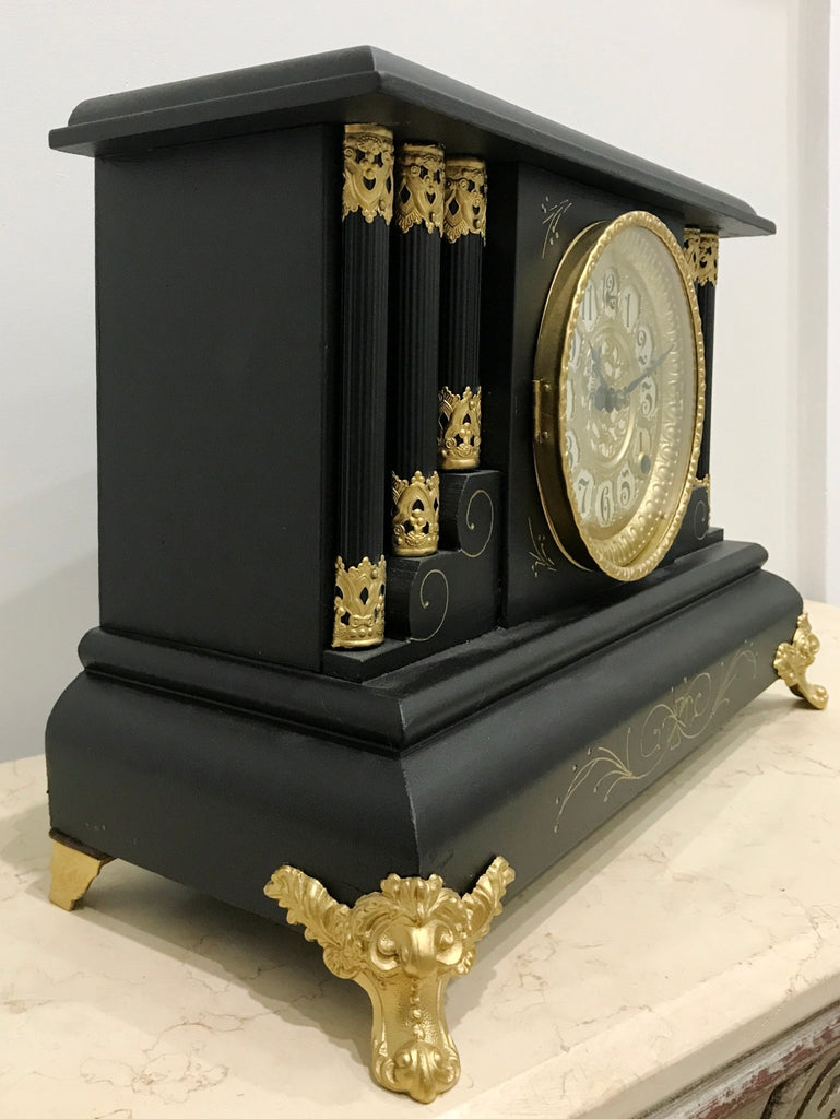 Antique Gilbert Mantel Clock | Adelaide Clocks