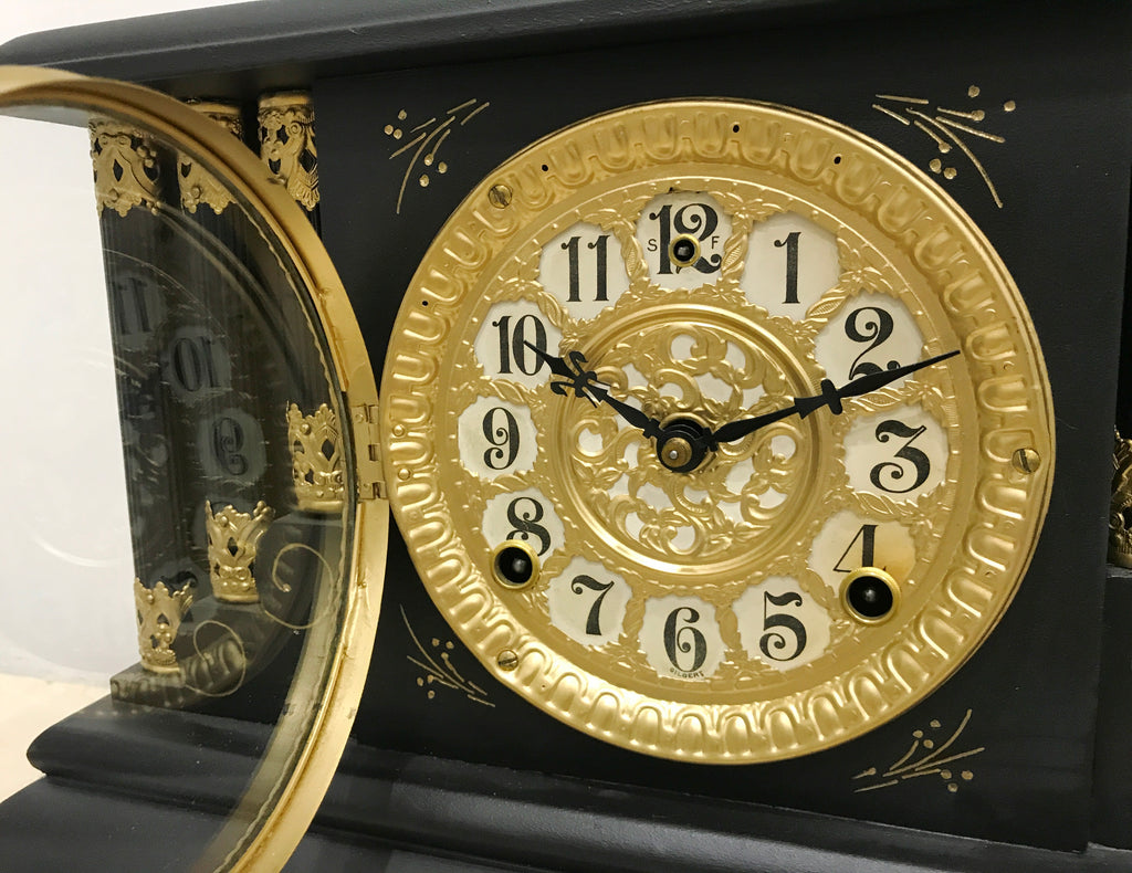 Antique Gilbert Mantel Clock | Adelaide Clocks
